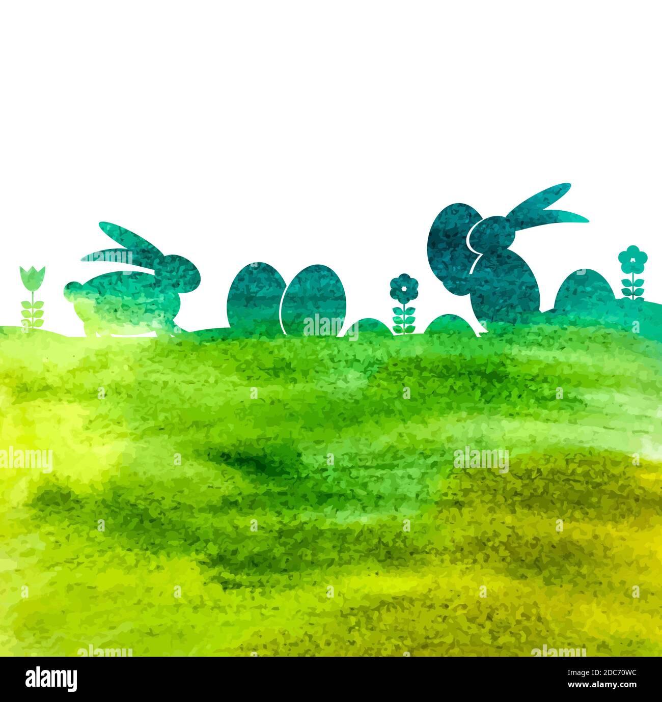 Happy Easter Background Illustration Stock Photo - Alamy
