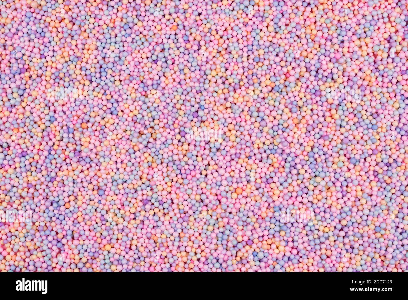 Pastel color balls texture. Styrofoam or Polystyrene foam background ...