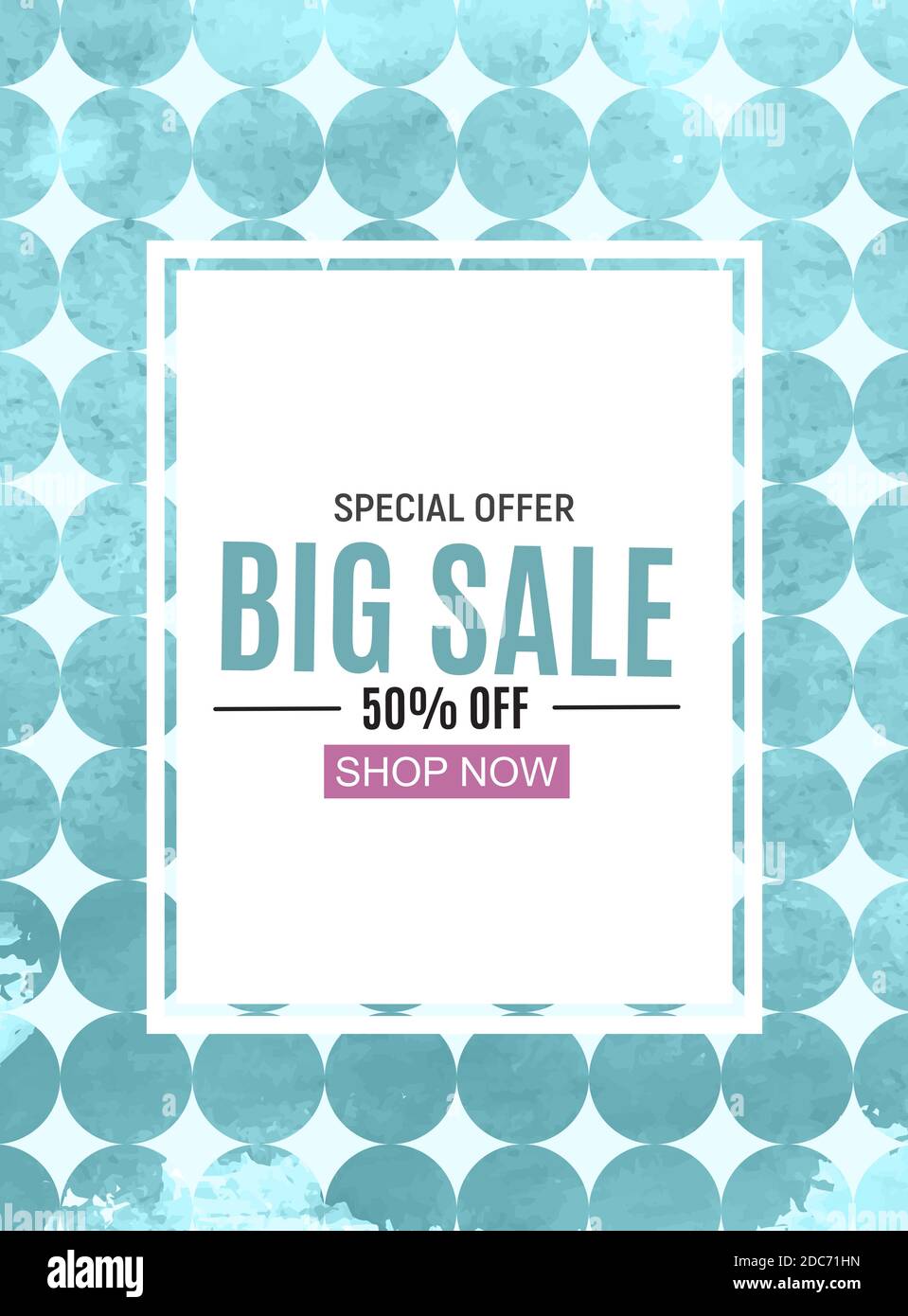 Abstract Designs Sale Banner with Frame. Illustration Stock Photo - Alamy