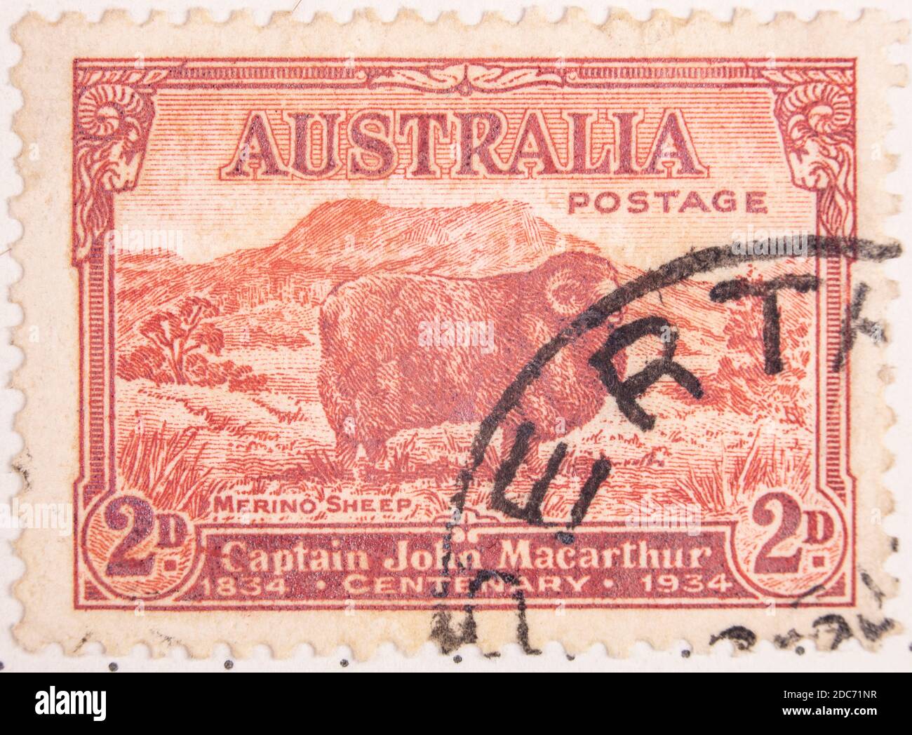 Australian commemorative stamp hi-res stock photography and images - Alamy