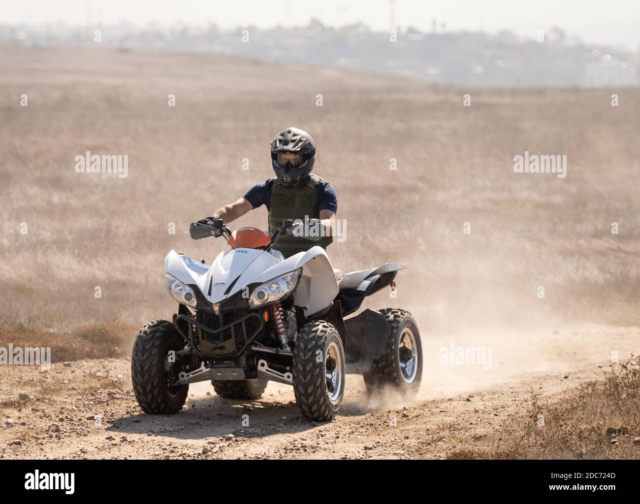U.S. Acting Homeland Security Secretary Chad Wolf takes a tour of the ...