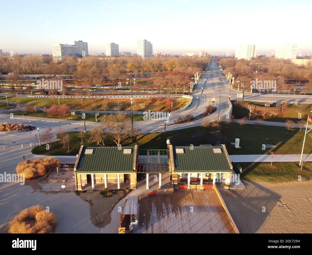 Aerial Views of the Chicago Skyline Stock Photo - Alamy