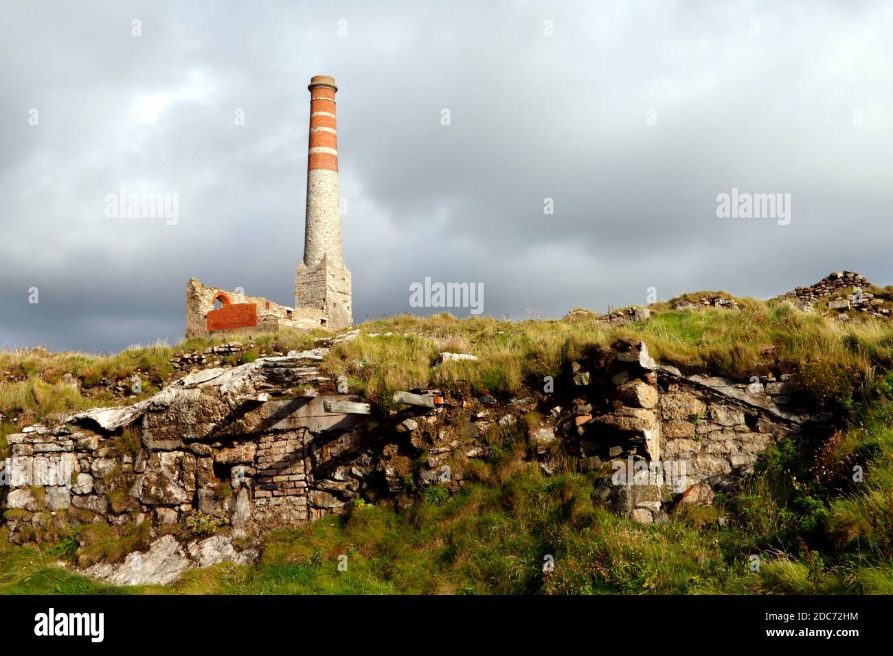 The Levant Mine and Beam engine at Pendeen near St Just in Cornwall ...
