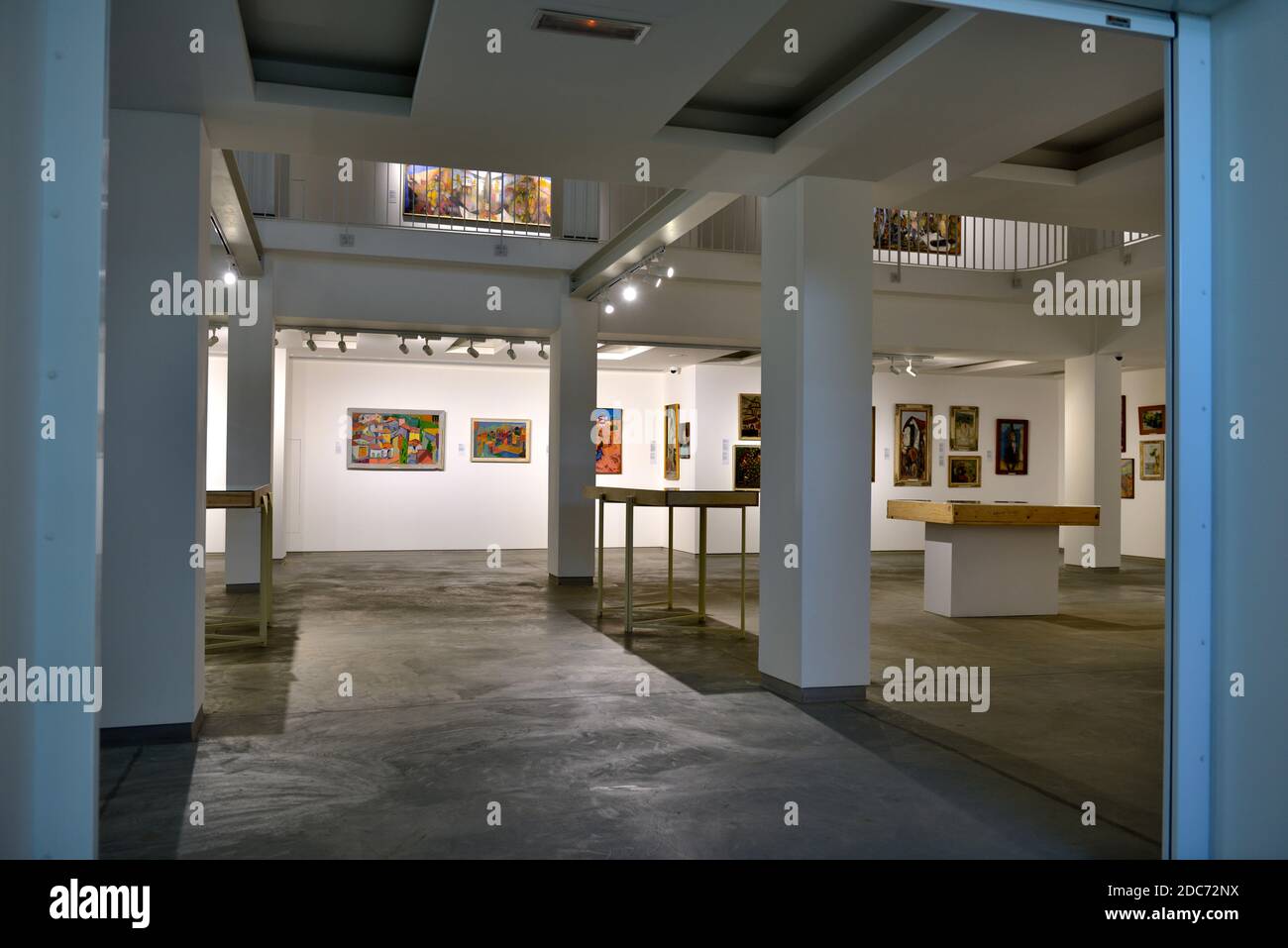 Inside the State Gallery of Contemporary Art building, Nicosia, Greek ...