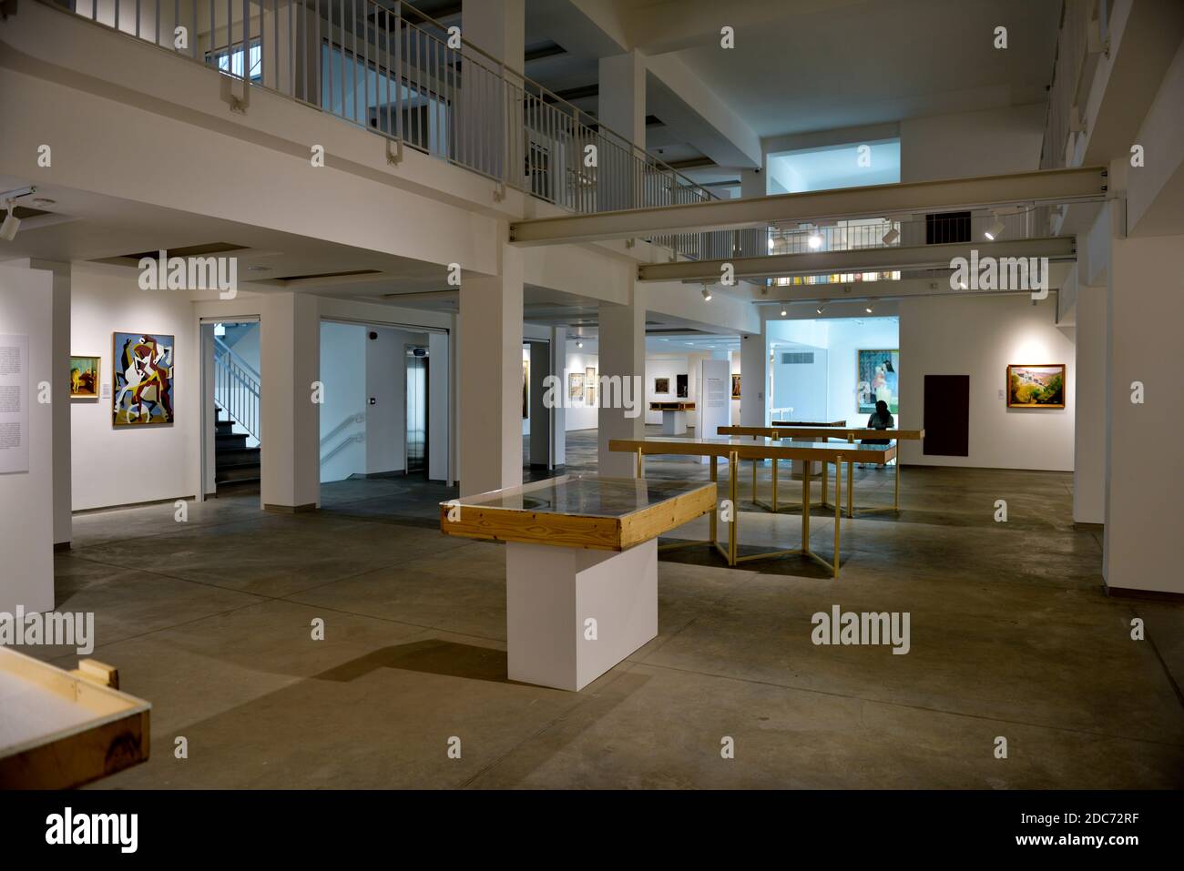 Inside the State Gallery of Contemporary Art building, Nicosia, Greek ...