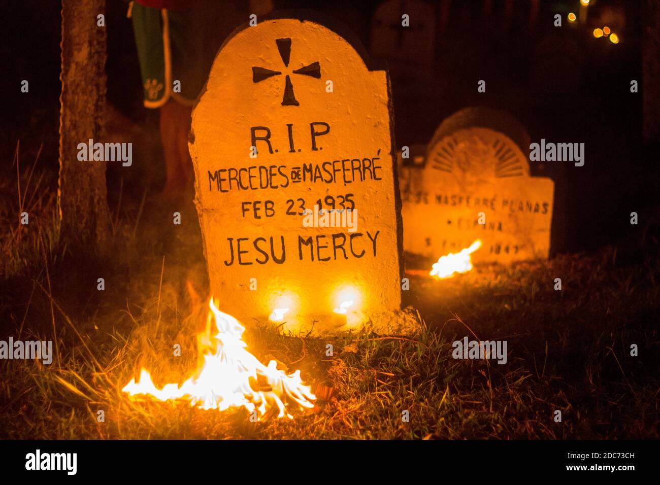 The All Soul's Day ritual in Sagada, Philippines called the 'panag-apoy ...