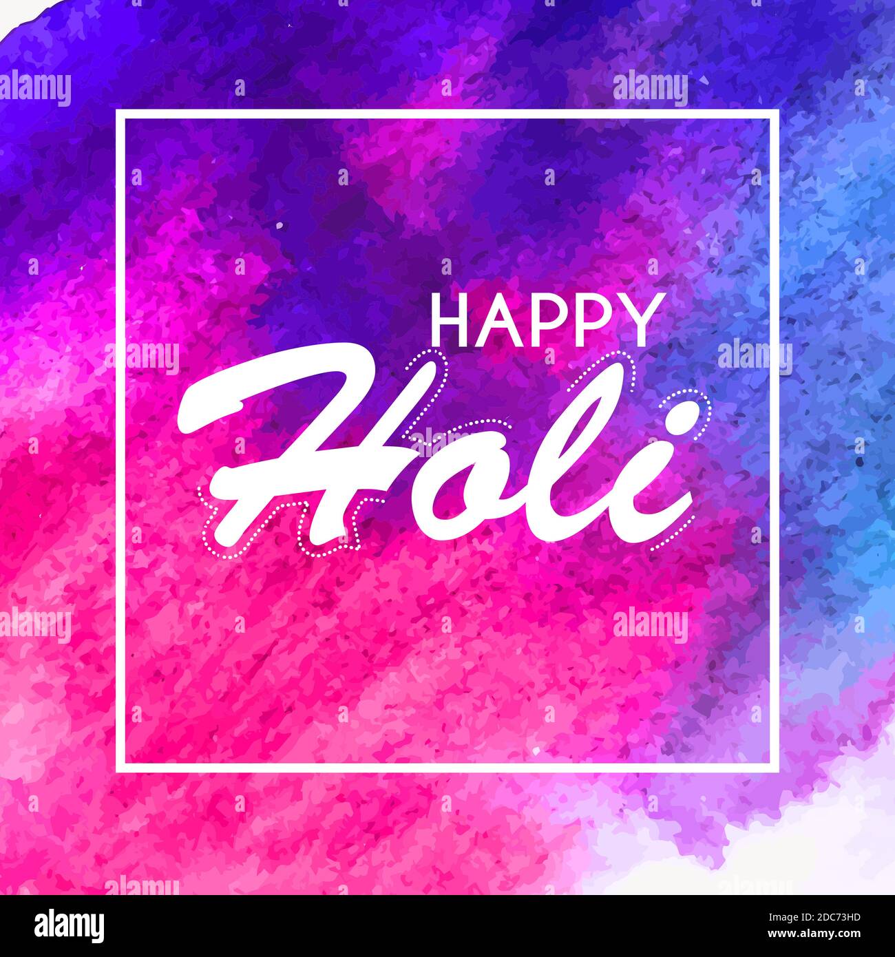 Happy Holi abstract colorful background. Illustration Stock Photo - Alamy