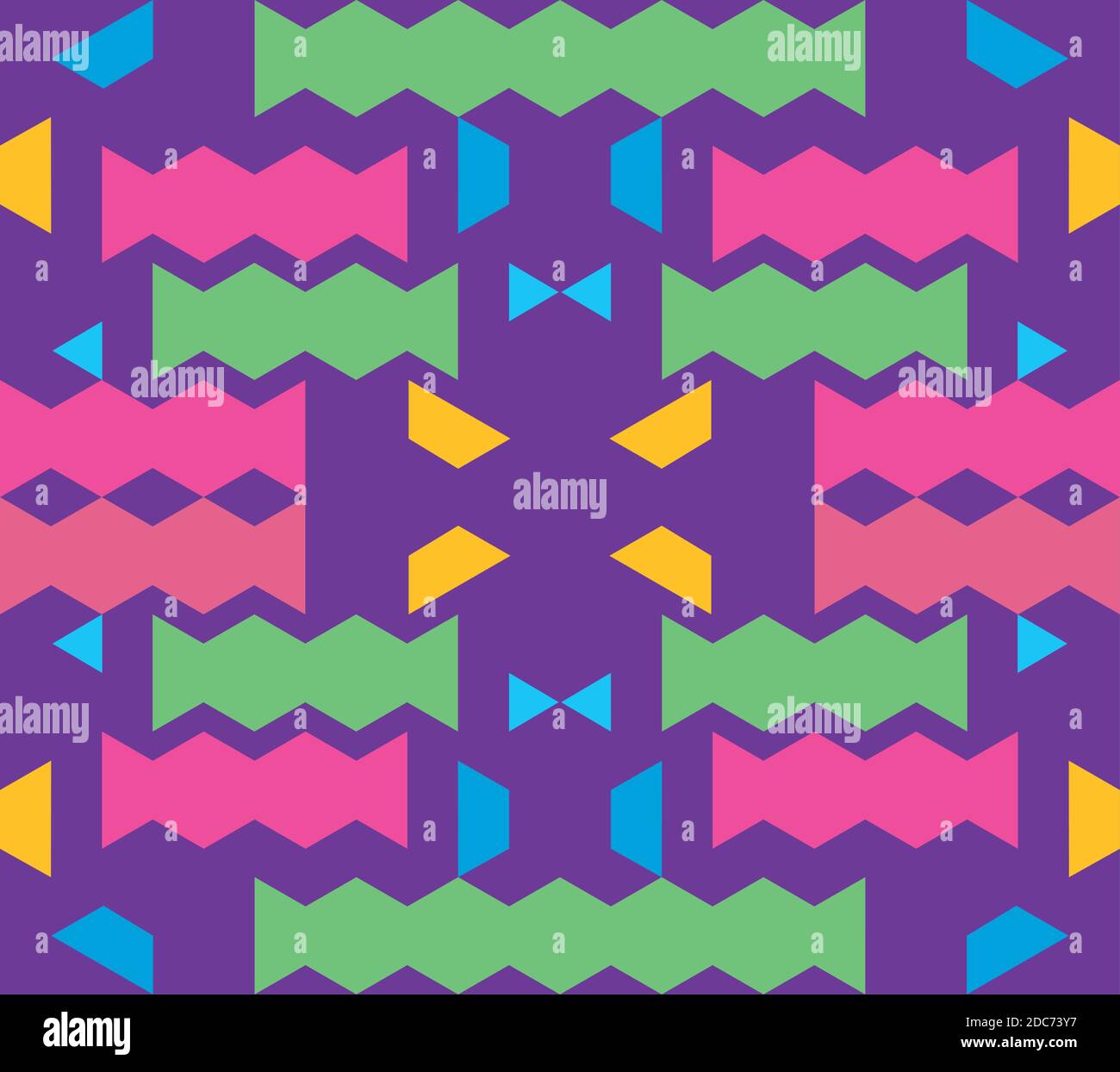 colorful and abstract seamless pattern, vector illustration Stock ...