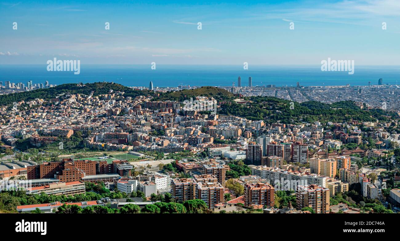 Drone of barcelona hi-res stock photography and images - Alamy