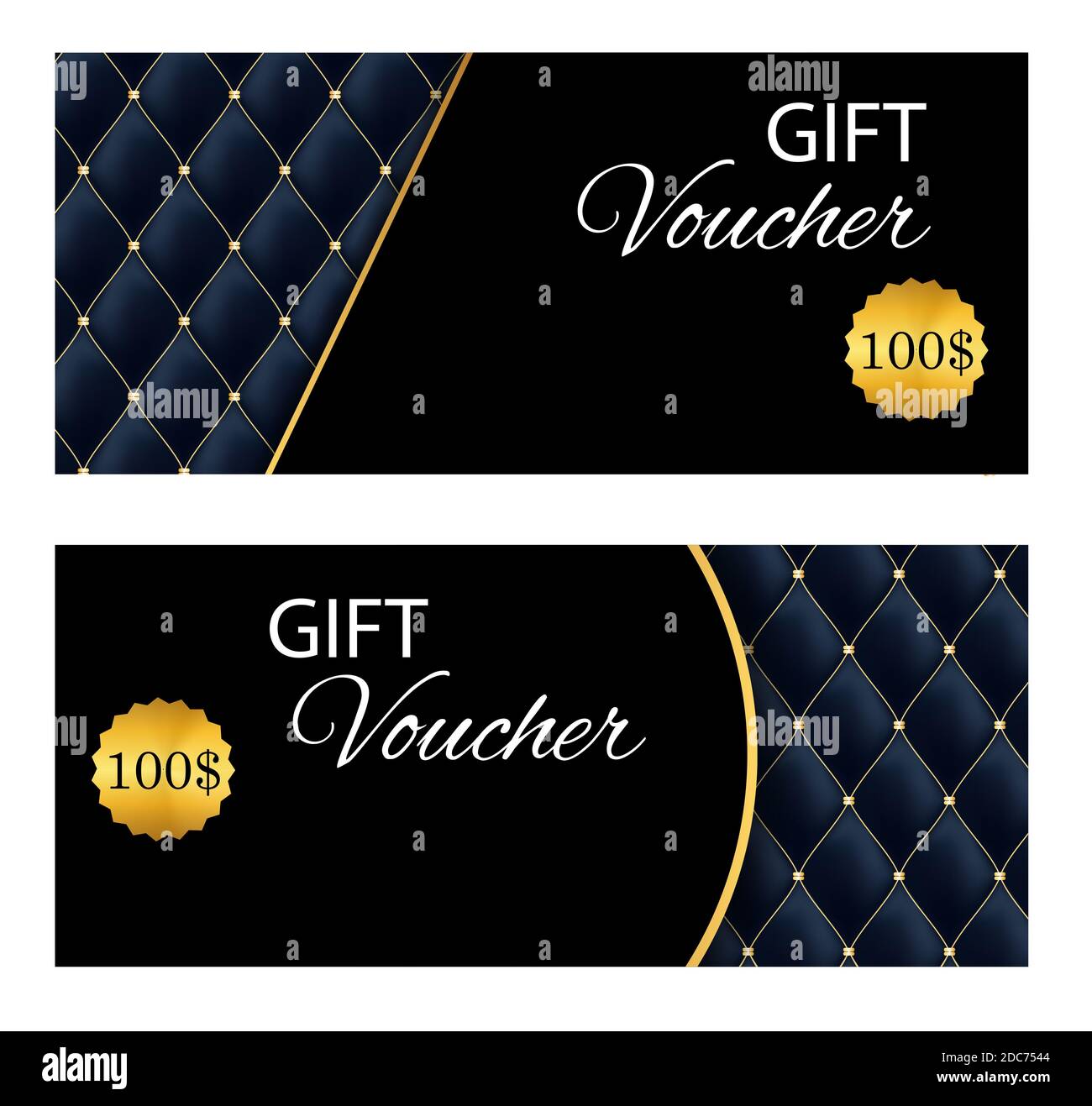 Luxury Members, Gift Card Template for your Business Illustration Stock ...