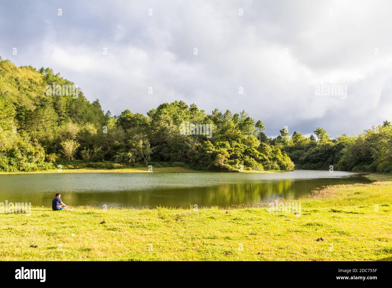 Serene Lake Danum in Sagada, Philippines Stock Photo - Alamy