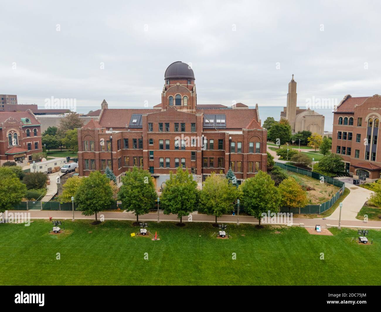 Aerial Views of Loyola Chicago campus Stock Photo - Alamy