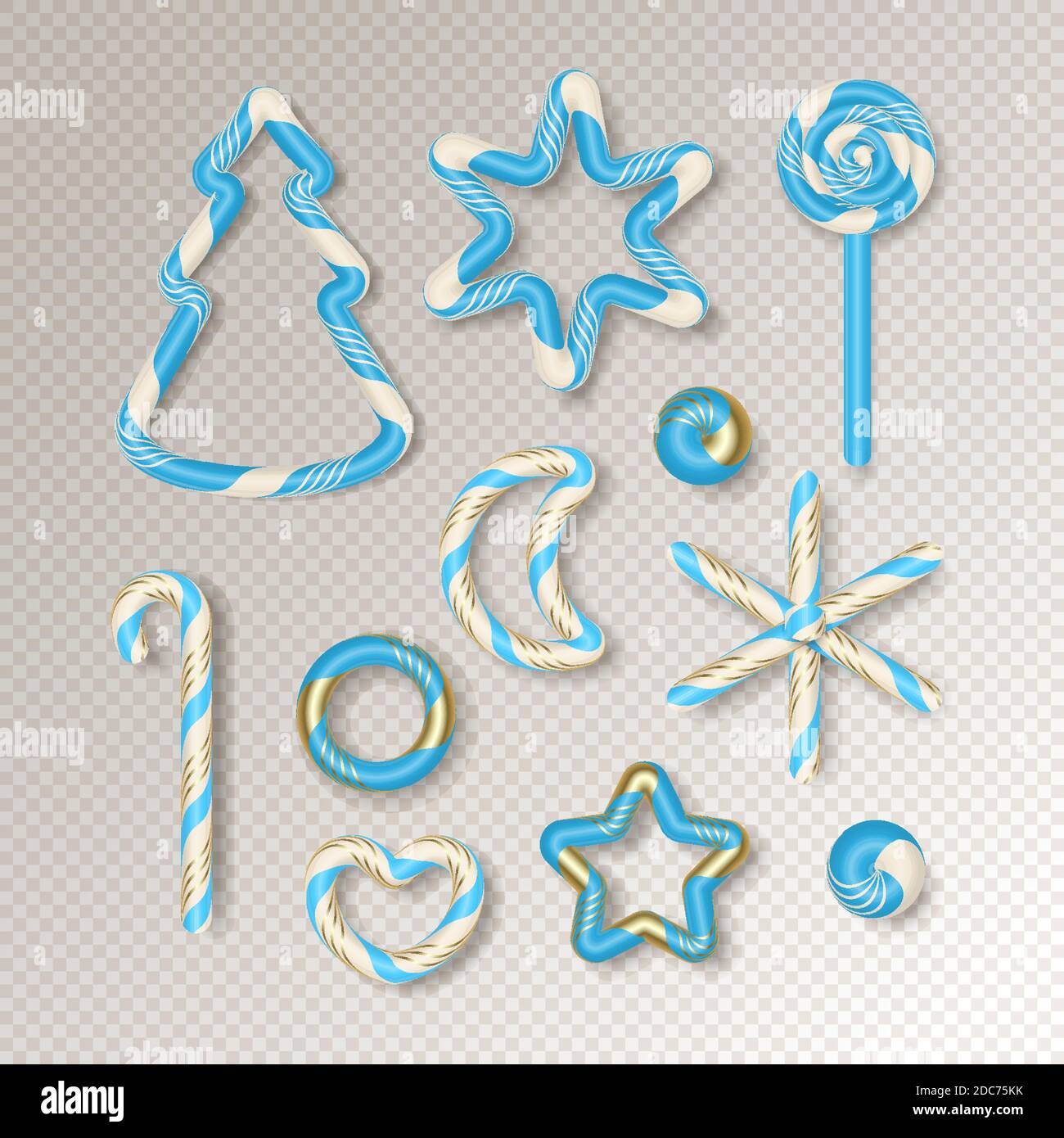 Striped lollipop candy cane Stock Vector Images - Alamy