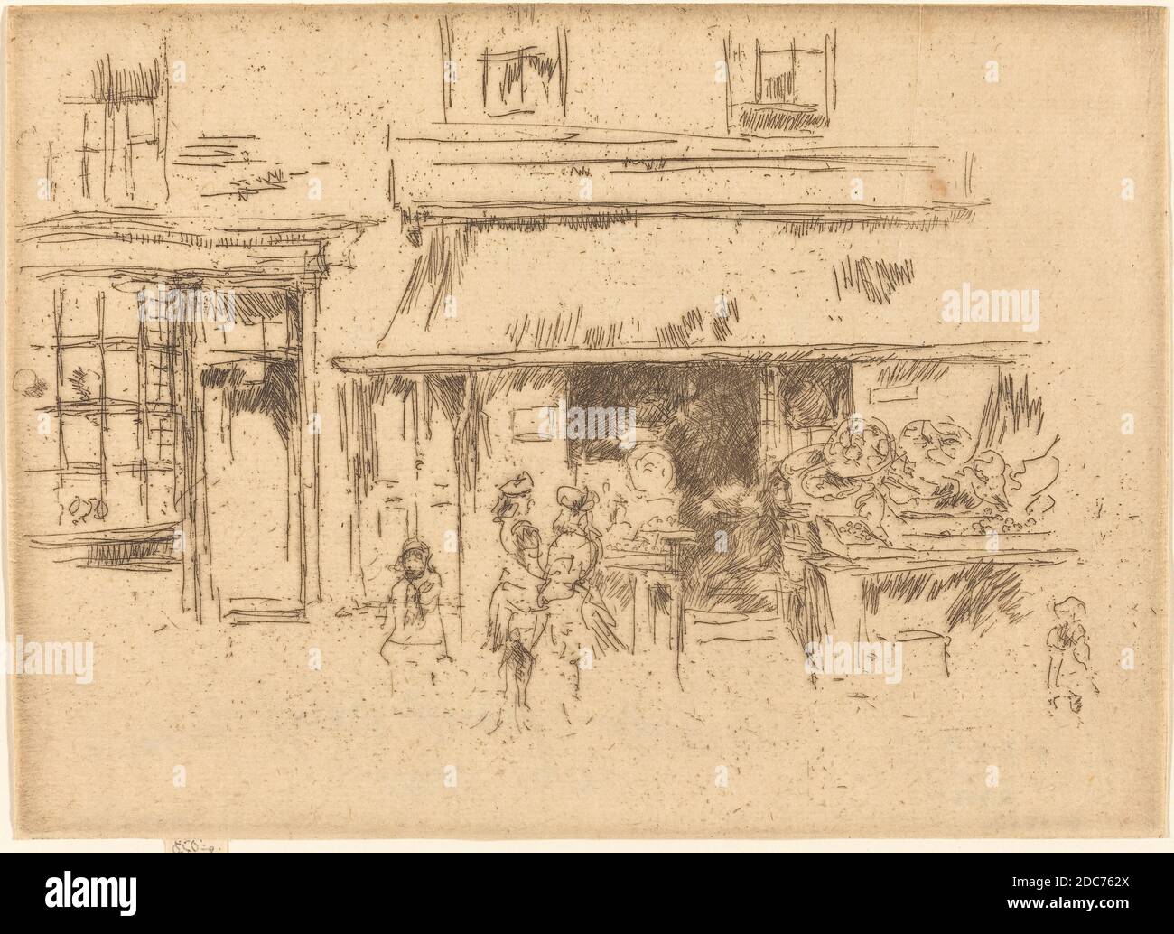 James McNeill Whistler, (artist), American, 1834 - 1903, Exeter Street ...