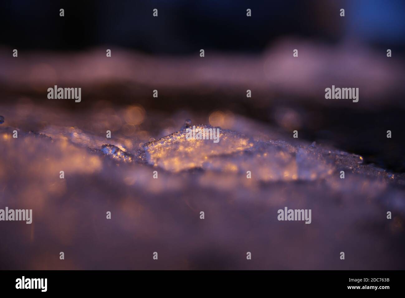 Winter background with broken ice shattered pieces Stock Photo - Alamy