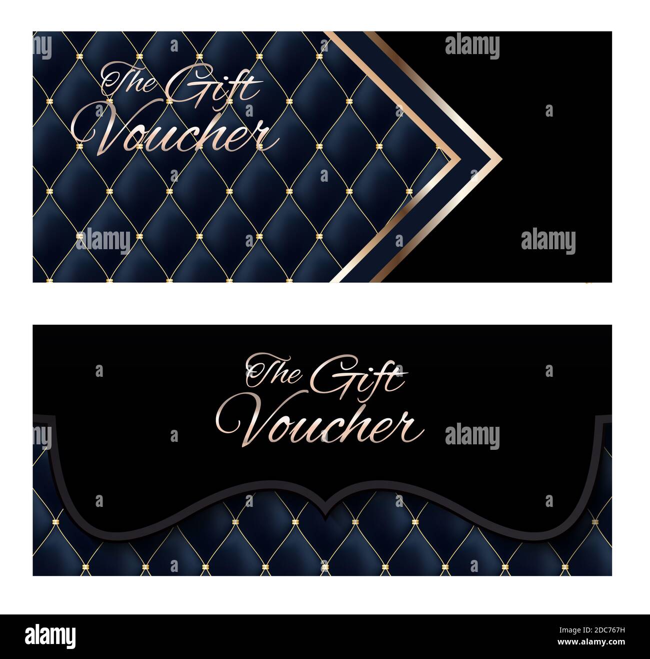 Luxury Members, Gift Card Template for your Business Illustration Stock ...