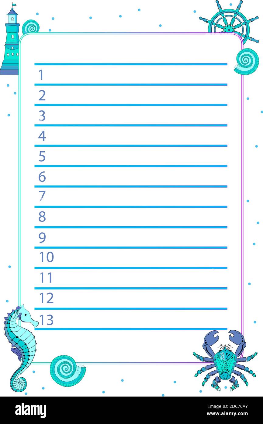 Hojas Con Lineas Para Escribir