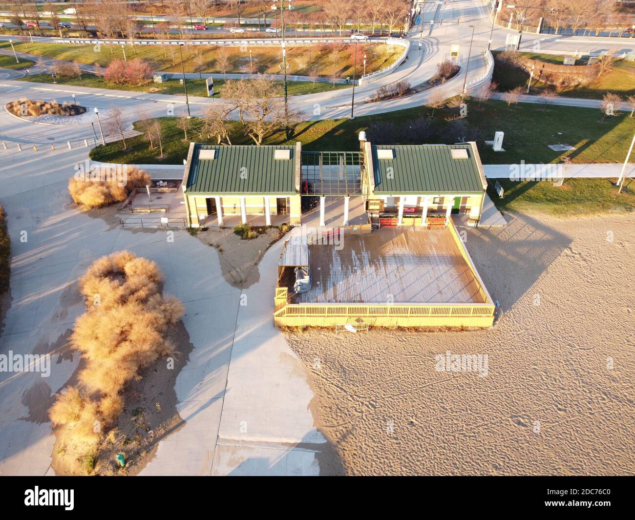 Aerial Views of Chicago Skyline Stock Photo - Alamy
