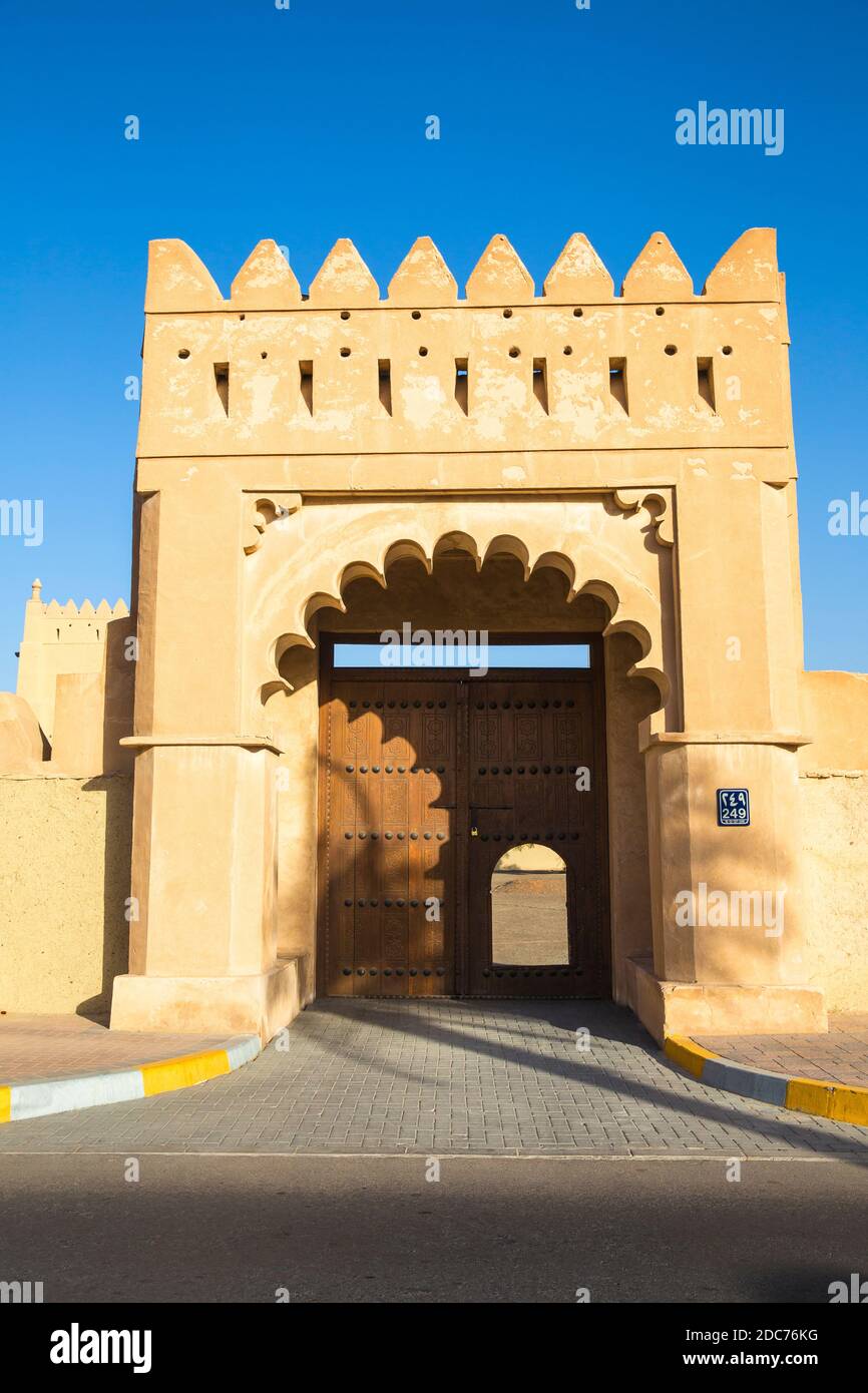 United Arab Emirates, Abu Dhabi, Al Ain, Al Murabba Fort Stock Photo ...