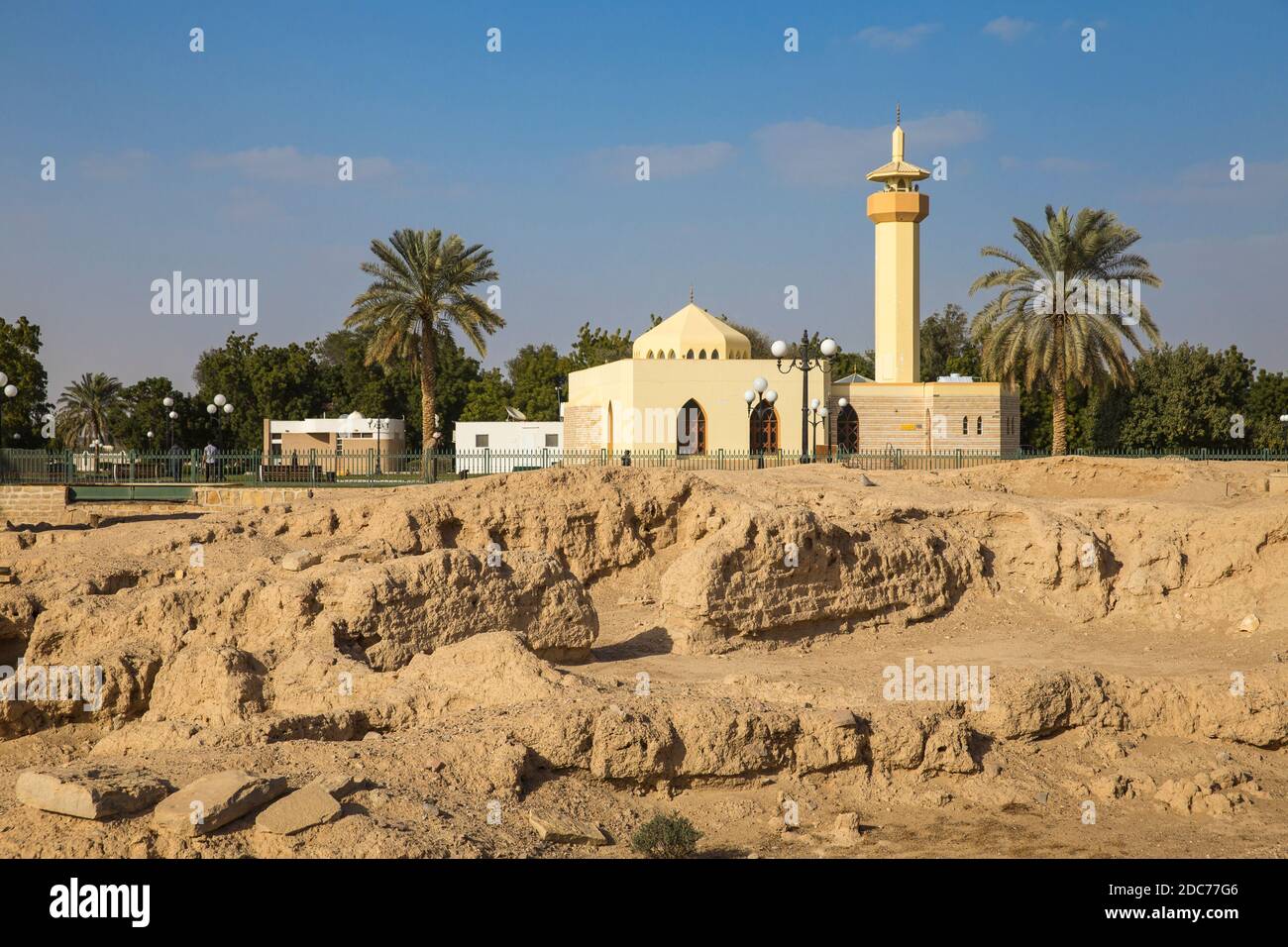United Arab Emirates, Abu Dhabi, Al Ain, Hili, Mosque at Hili ...
