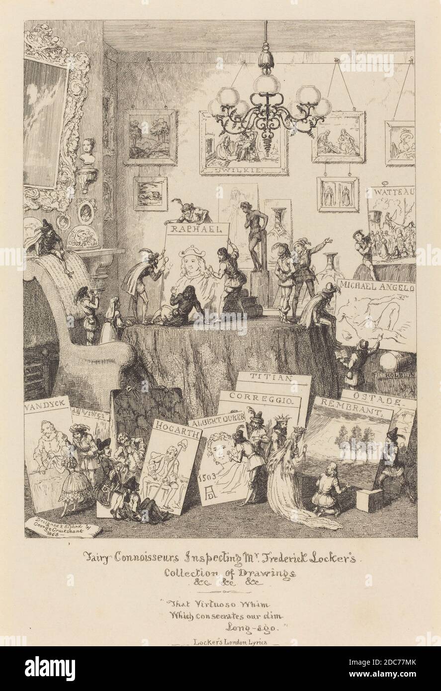 George Cruikshank, (artist), British, 1792 - 1878 Stock Photo - Alamy