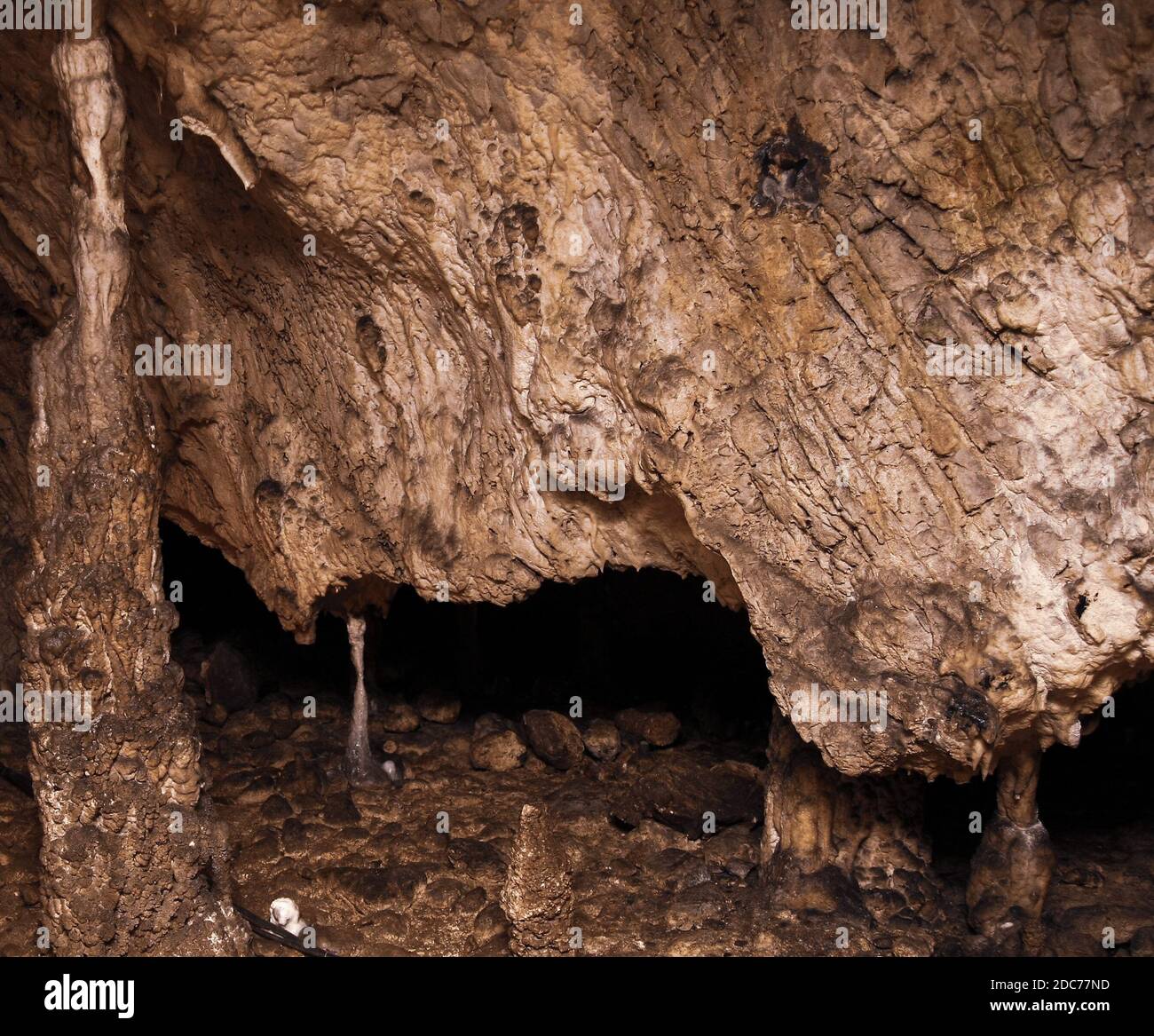 Inside a beautiful cave - close up of rocks Stock Photo - Alamy