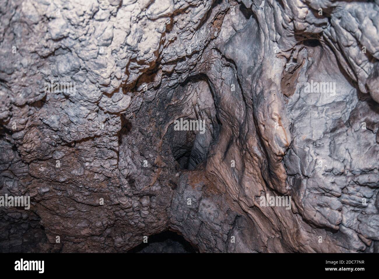 Inside a beautiful cave - close up of rocks Stock Photo - Alamy