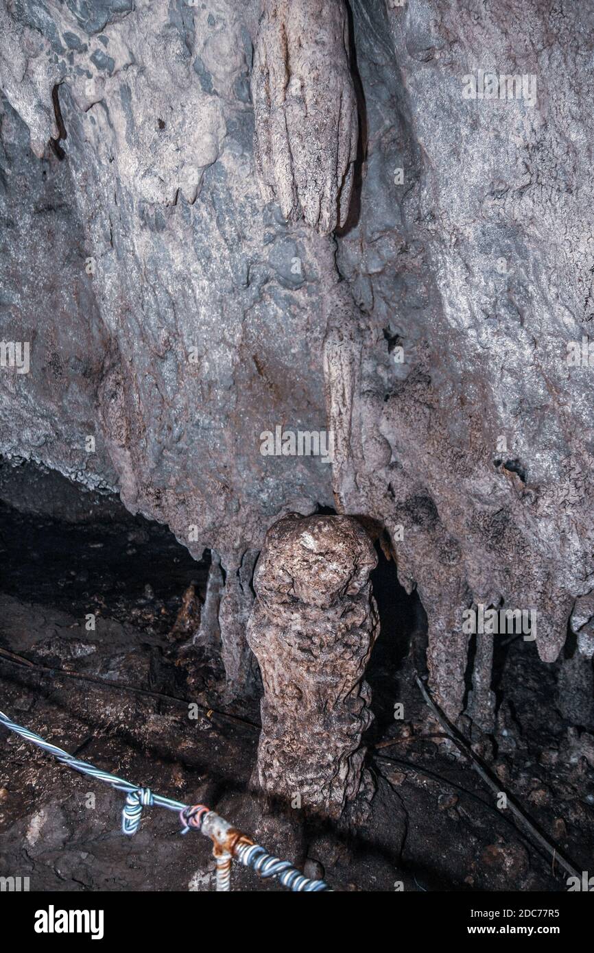 Inside a beautiful cave - close up of rocks Stock Photo - Alamy