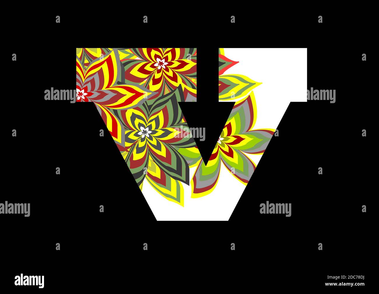 Alphabet v hi-res stock photography and images - Alamy