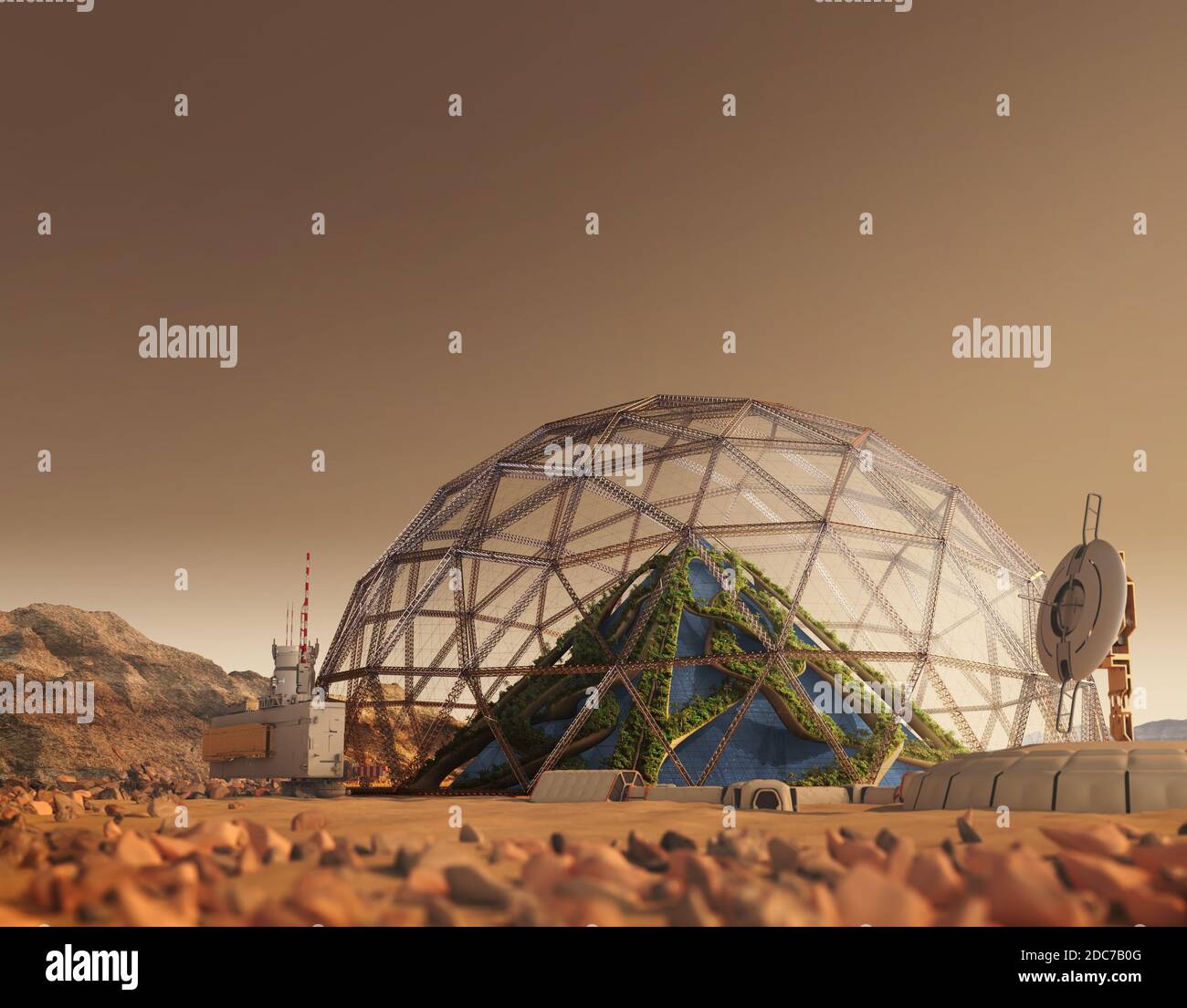 Mars Colony Pictures Of Structures