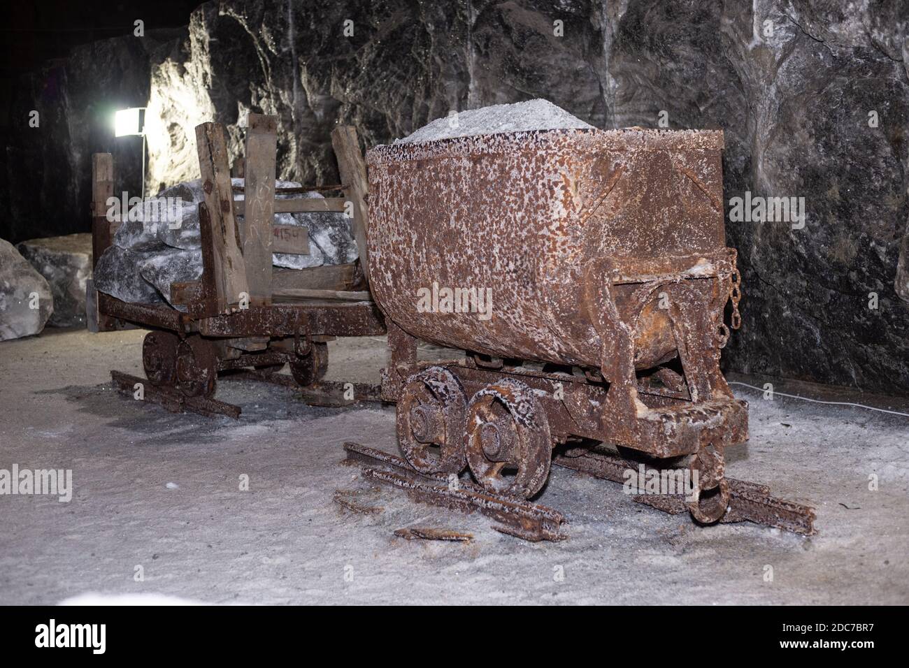 Salt mine underground vehicle hi-res stock photography and images - Alamy