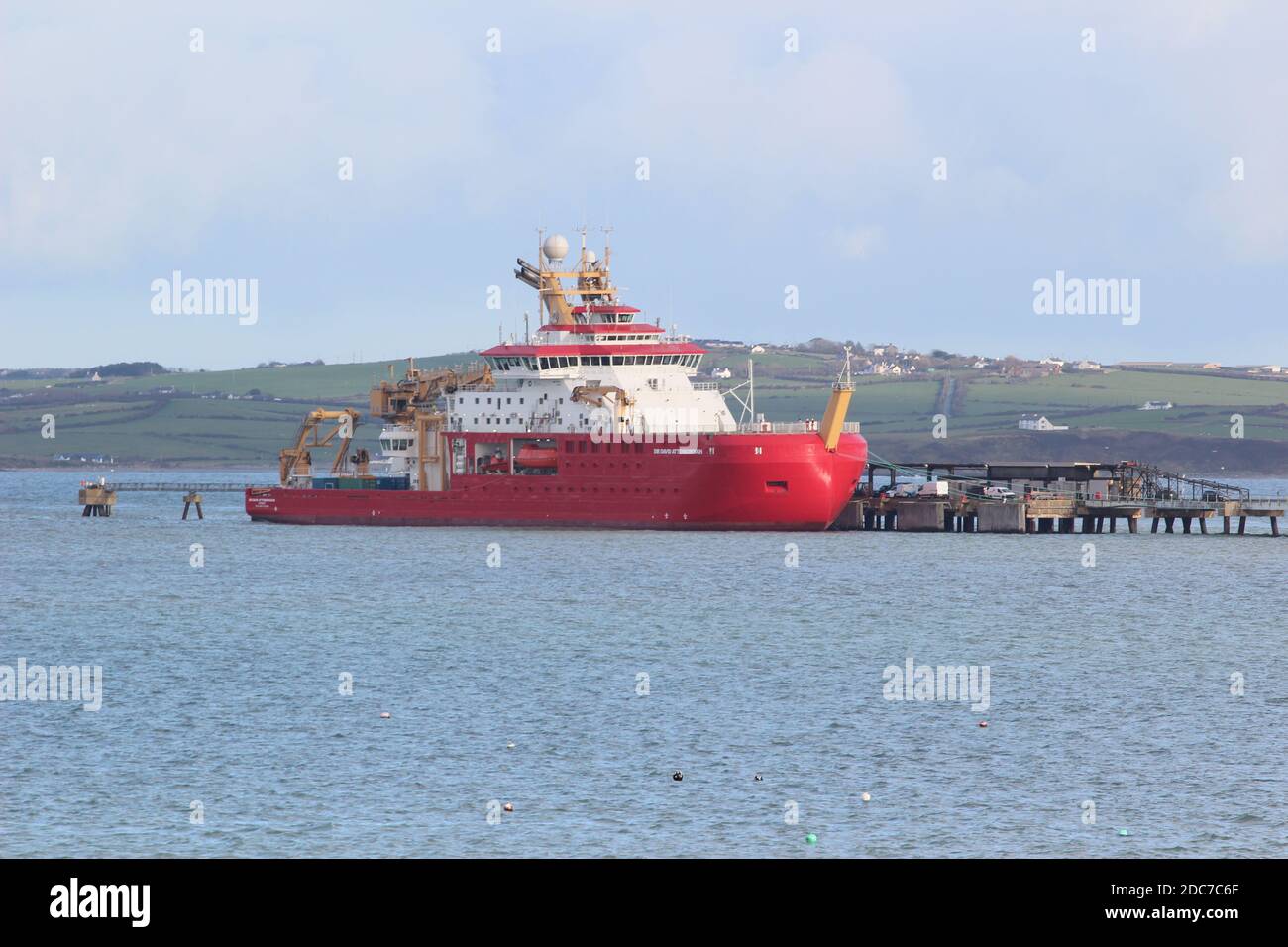 The new antarctic survey ship rrs sir david attenborough at hi-res ...