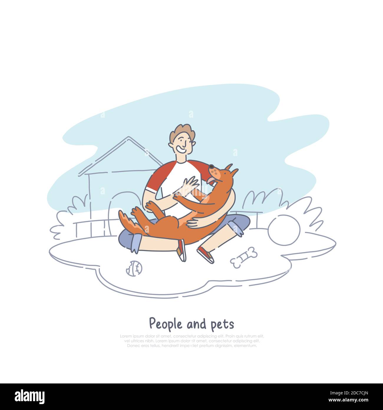 Animals in human sit Stock Vector Images - Alamy