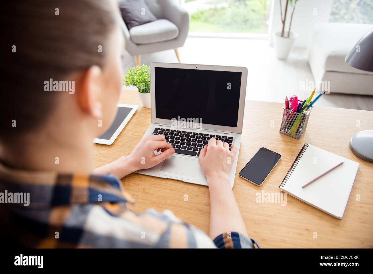 University student laptop behind screen hi-res stock photography and ...