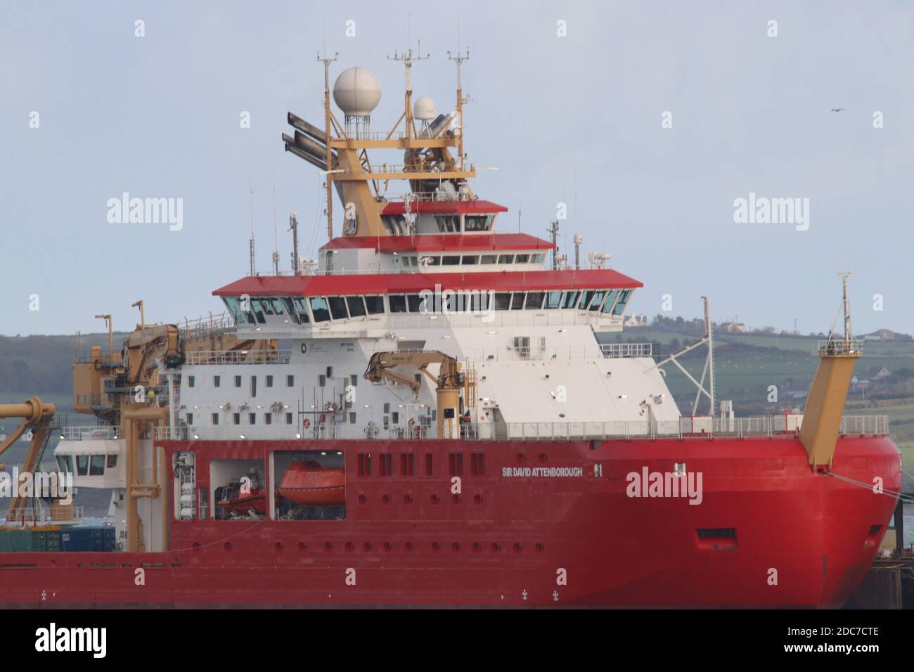The new antarctic survey ship rrs sir david attenborough at hi-res ...