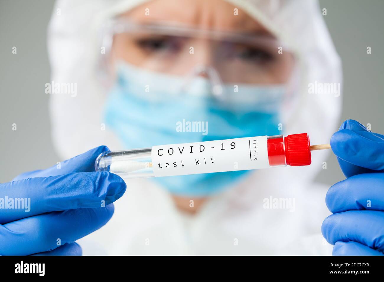 Healthcare nasal swab pcr hi-res stock photography and images - Alamy