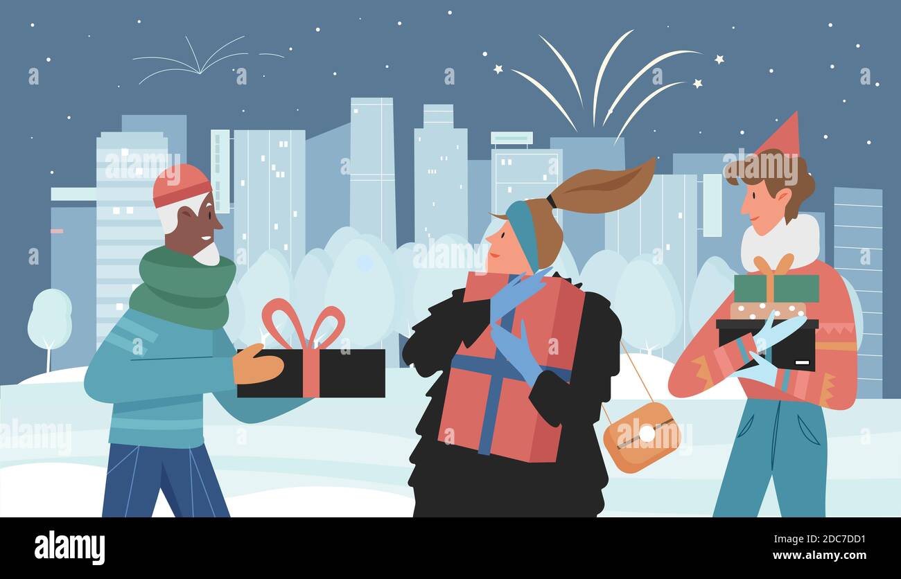 Man in christmas decorated Stock Vector Images - Alamy