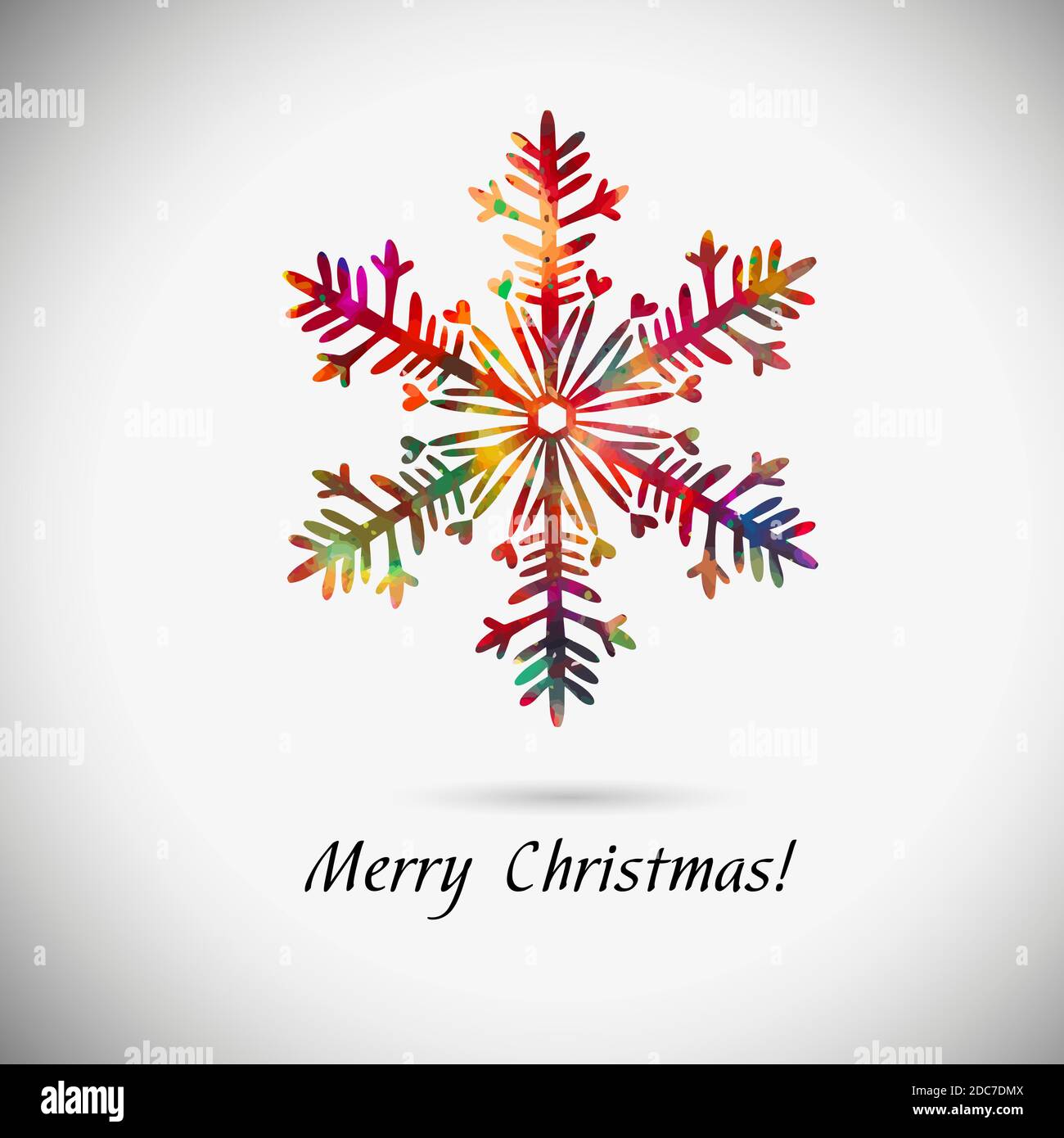 Snowflake circle frame realistic hi-res stock photography and images ...