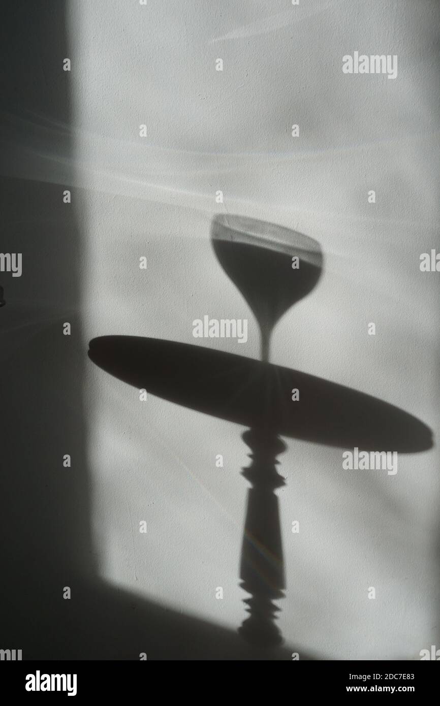 Wine Glass Shadow Stock Photo - Alamy