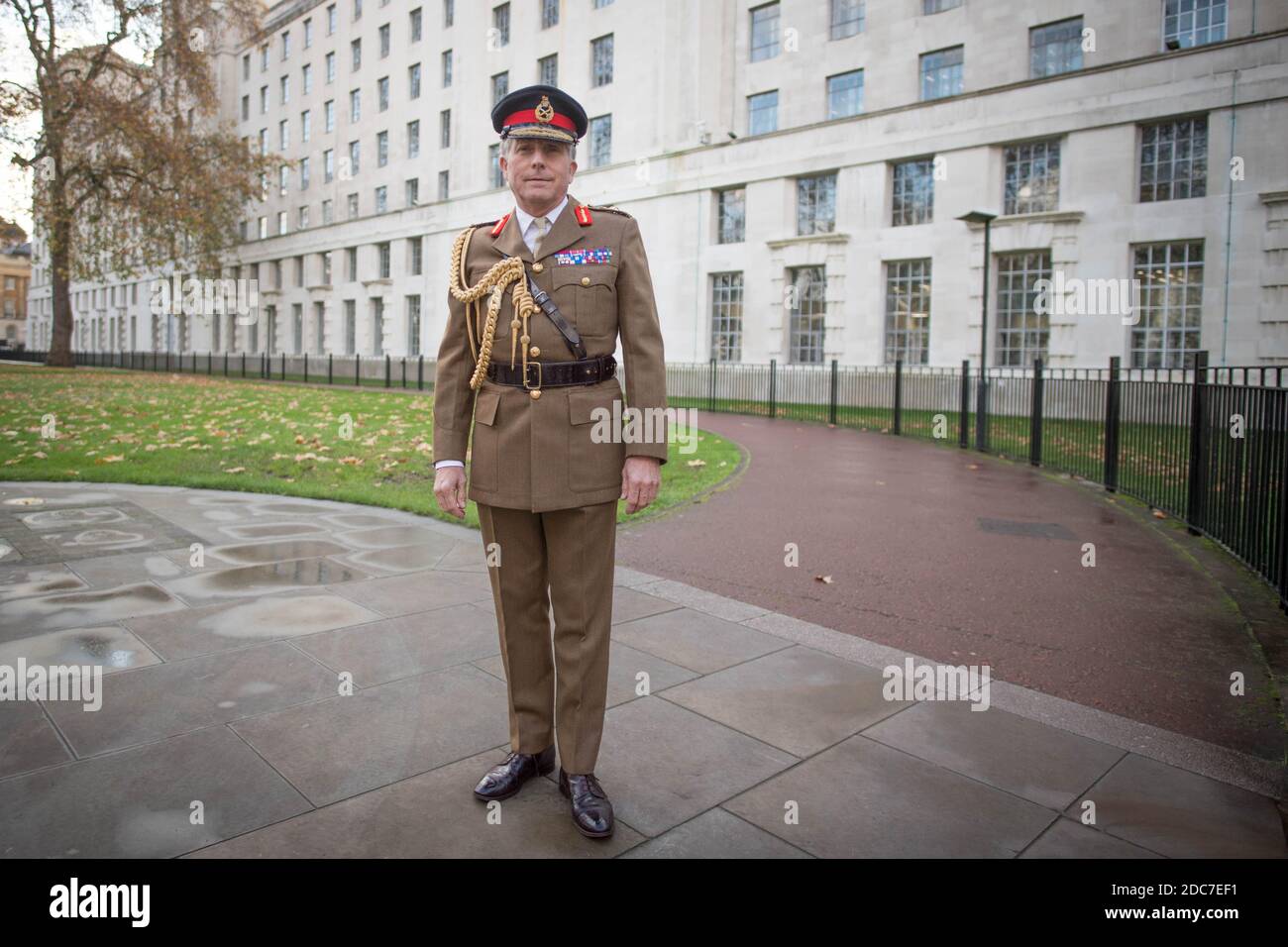 Chief of Defence Staff General Sir Nick Carter outside the MOD ...