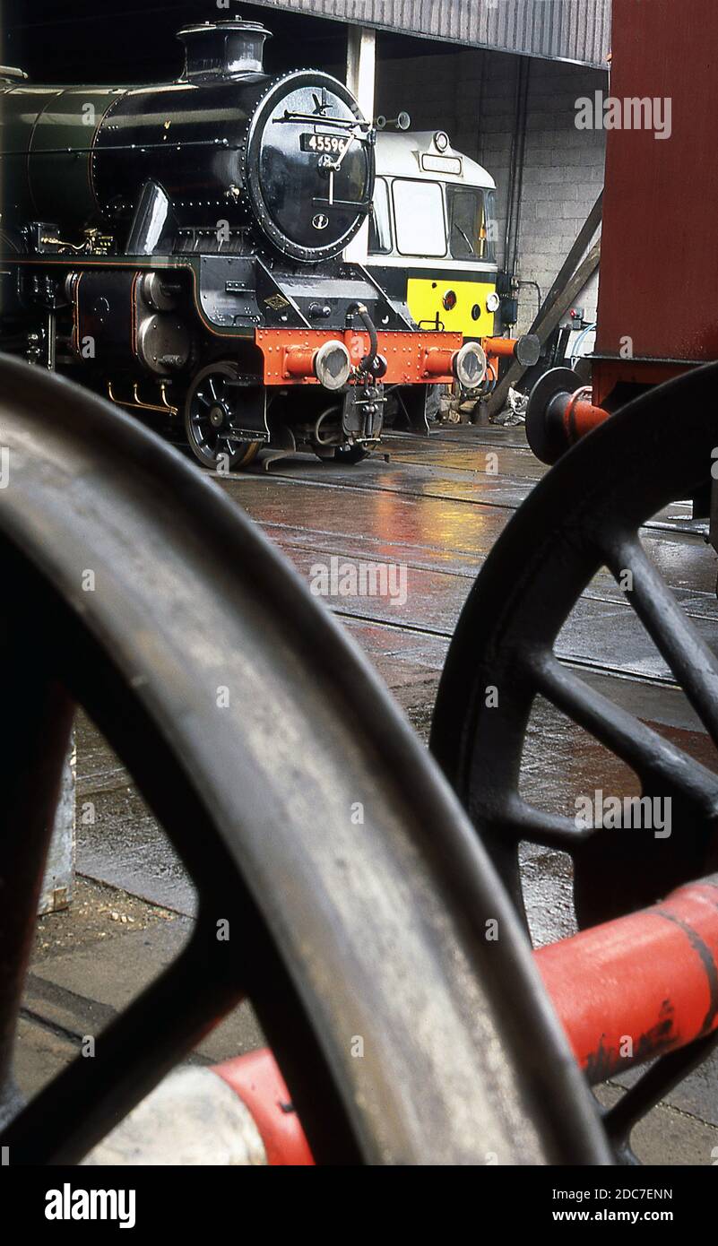 Haworth Engine shed on the Keighley And Worth Valley Railway West ...