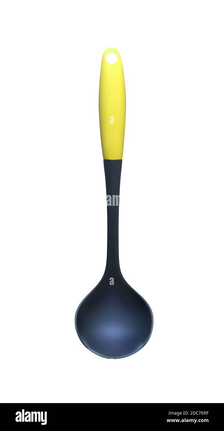 Realistic 3D model of ladle. Illustration Stock Photo - Alamy