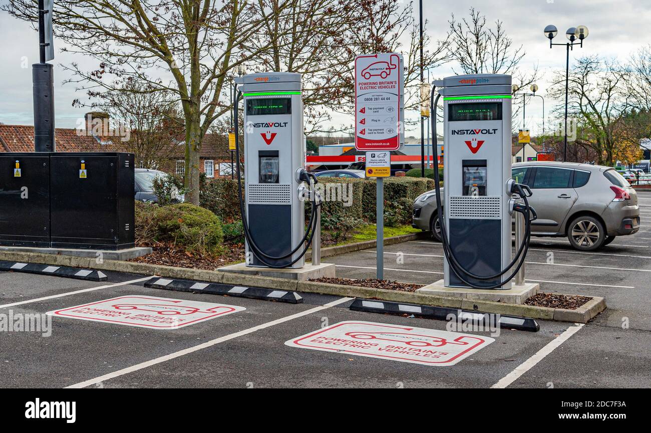 Instavolt electric car charging point hi-res stock photography and ...