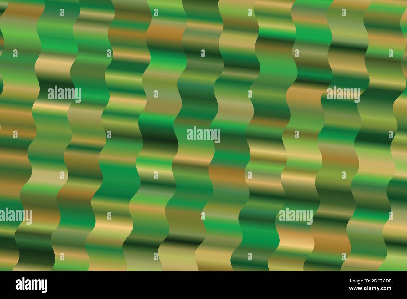 Gorgeous Yellow and green waves abstract vector background Stock Vector ...