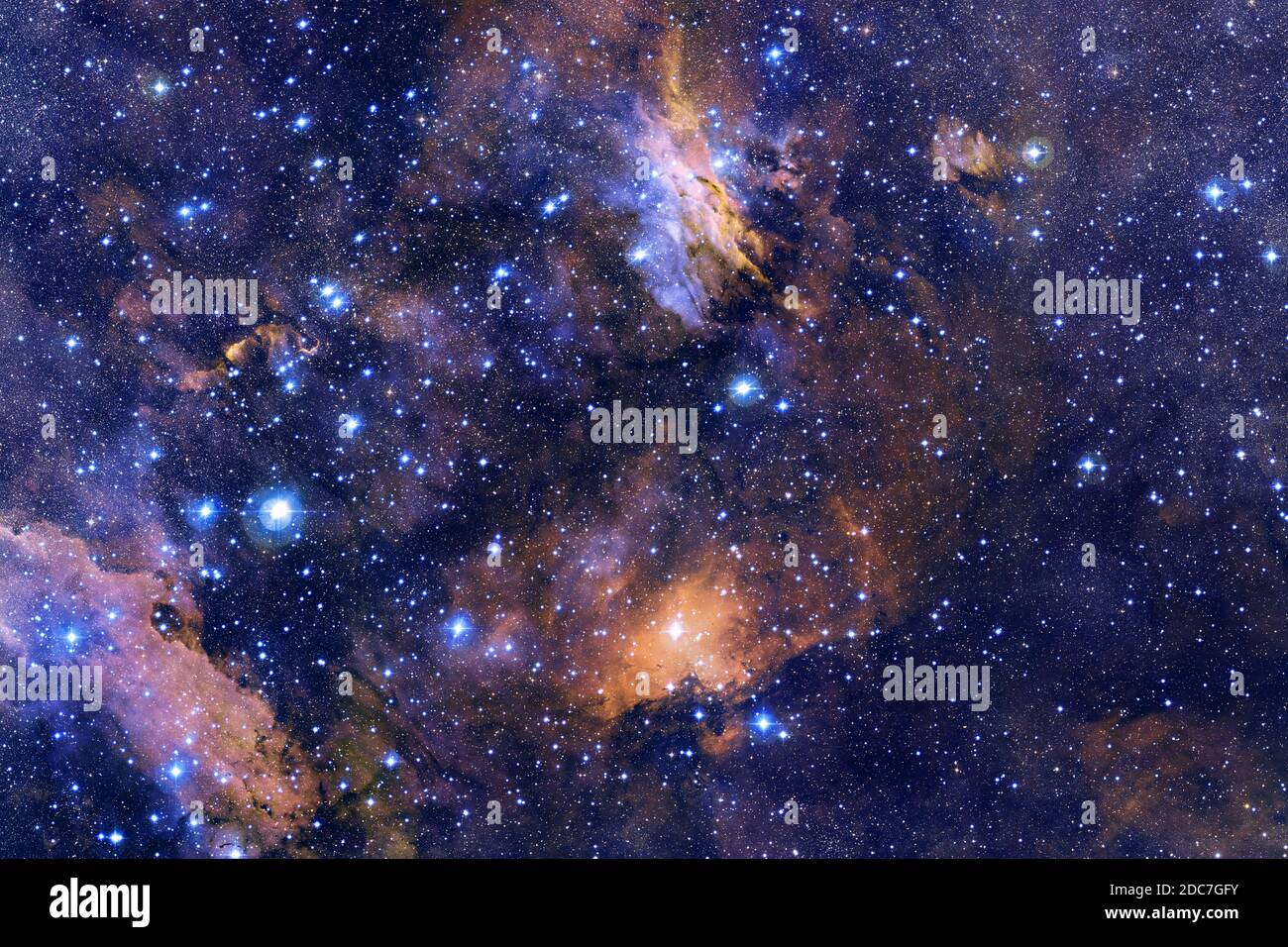 Cluster of stars. Starfield. Nebula. Elements of this image furnished ...