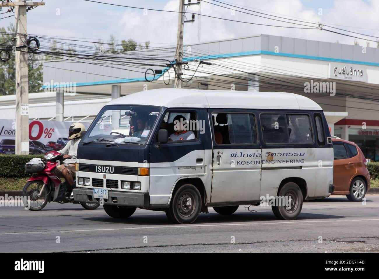 Chiangmai, Thailand - October 27 2020: Private old isuzu Buddy van ...