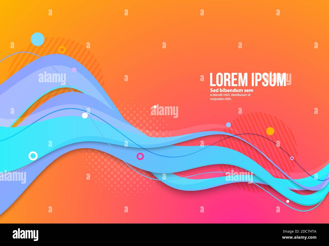 Modern colorful flow poster. Wave Liquid shape color paint. Moving ...