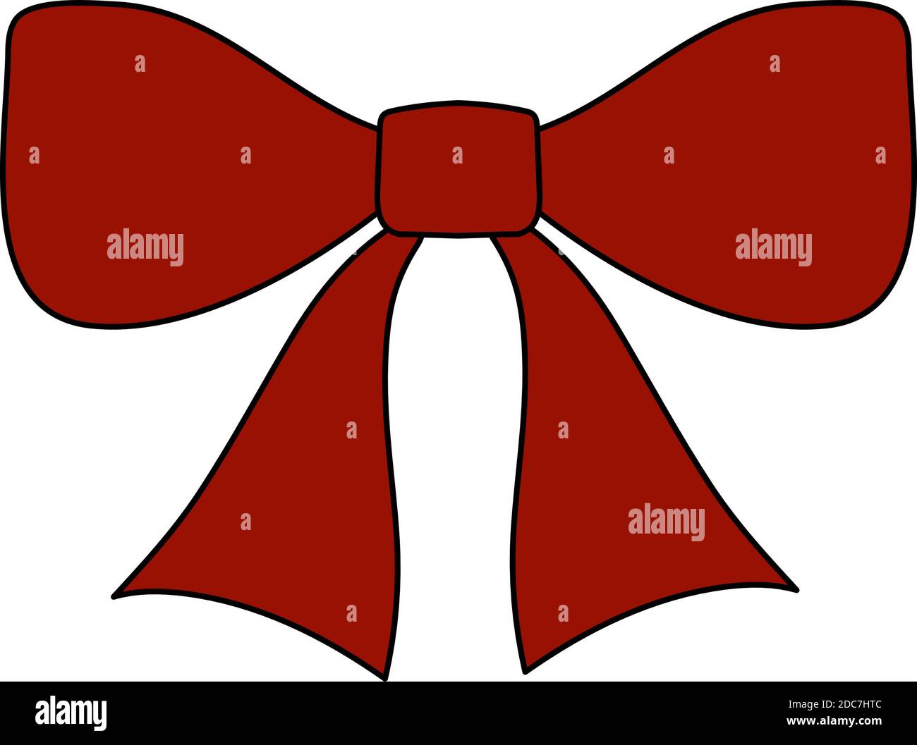 Party Bow Icon. Editable Outline With Color Fill Design. Vector ...
