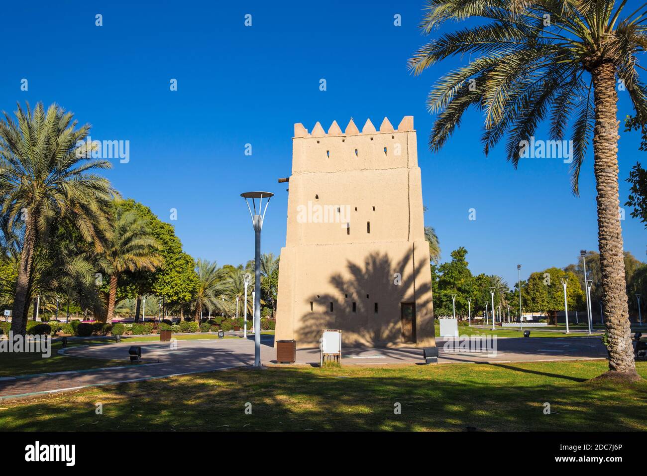United Arab Emirates, Abu Dhabi, Al Ain, Al Murajib Fort Stock Photo ...