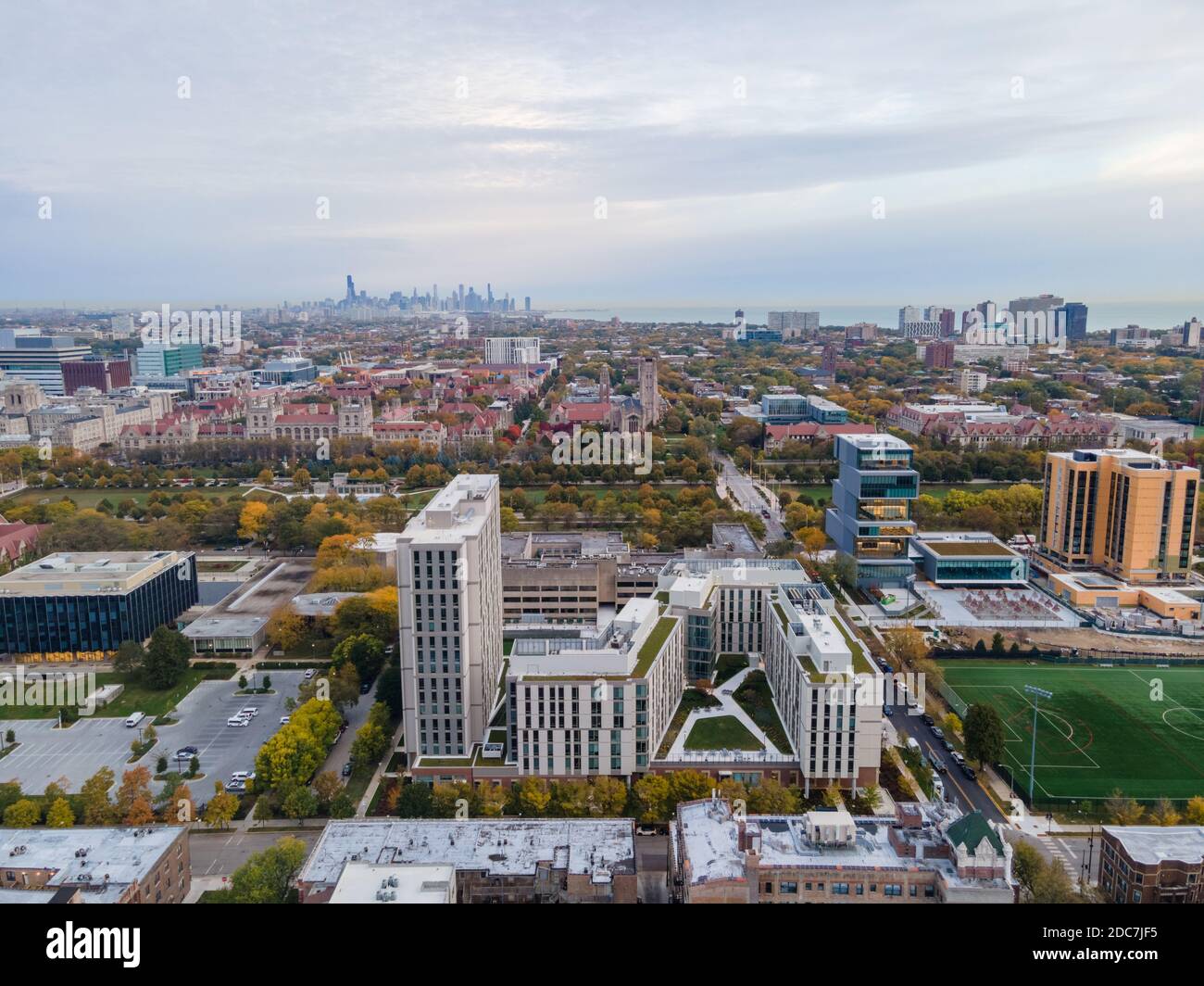 Aerial views chicago from hi-res stock photography and images - Alamy